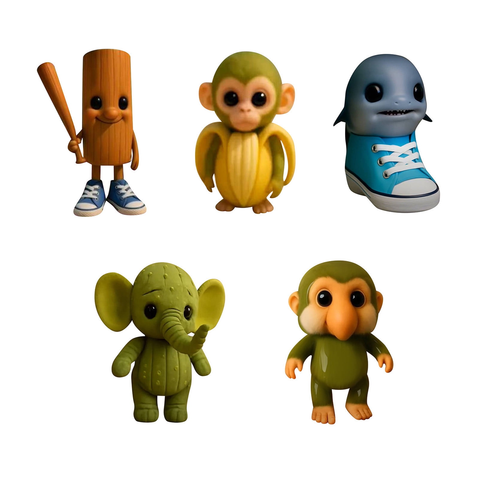 2025 Italian Brainrot Animals Toys 3.93 Inch Tralalelo Tralala ...