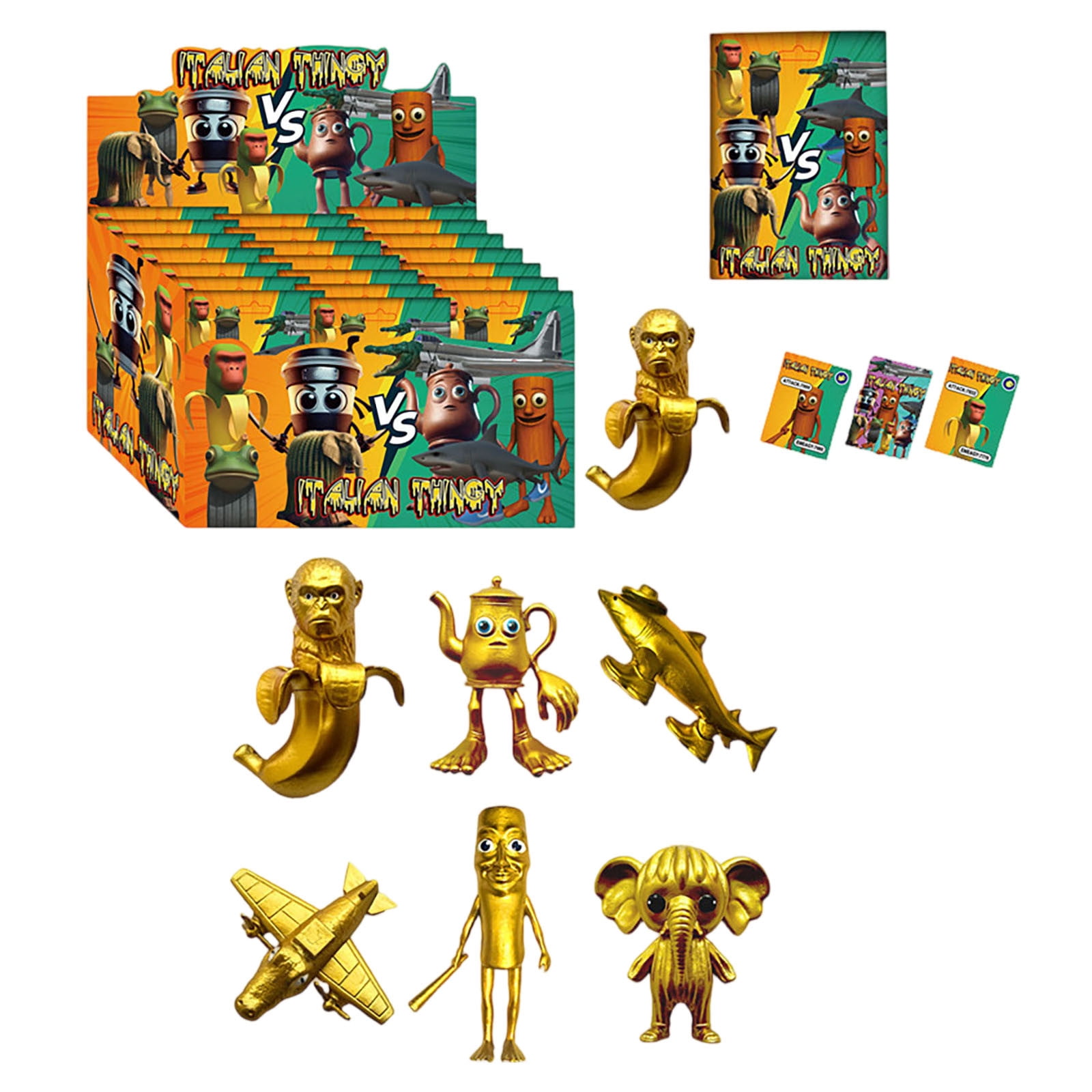 2025 Italian Brainrot Brainrot Tralalalero Blind Box Collection Action ...