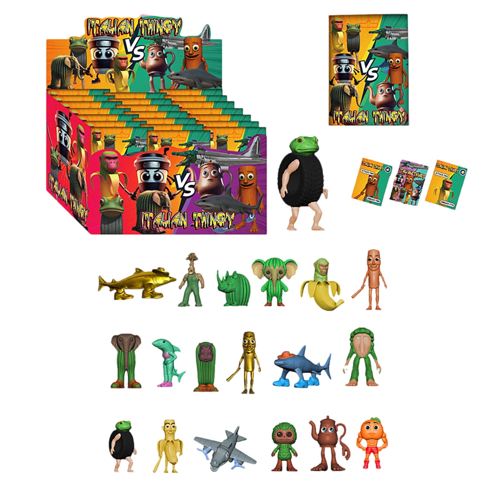 2025 Italian Brainrot Figure Set, Brainrot Tralalalero Blind Box ...