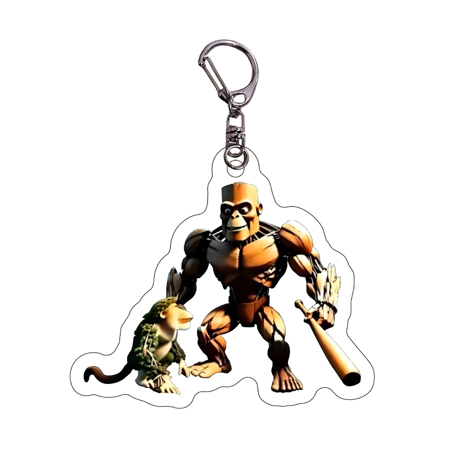 2025 Italian Brainrot Toy Keychain Funny Abstract Acrylic Keychain ...