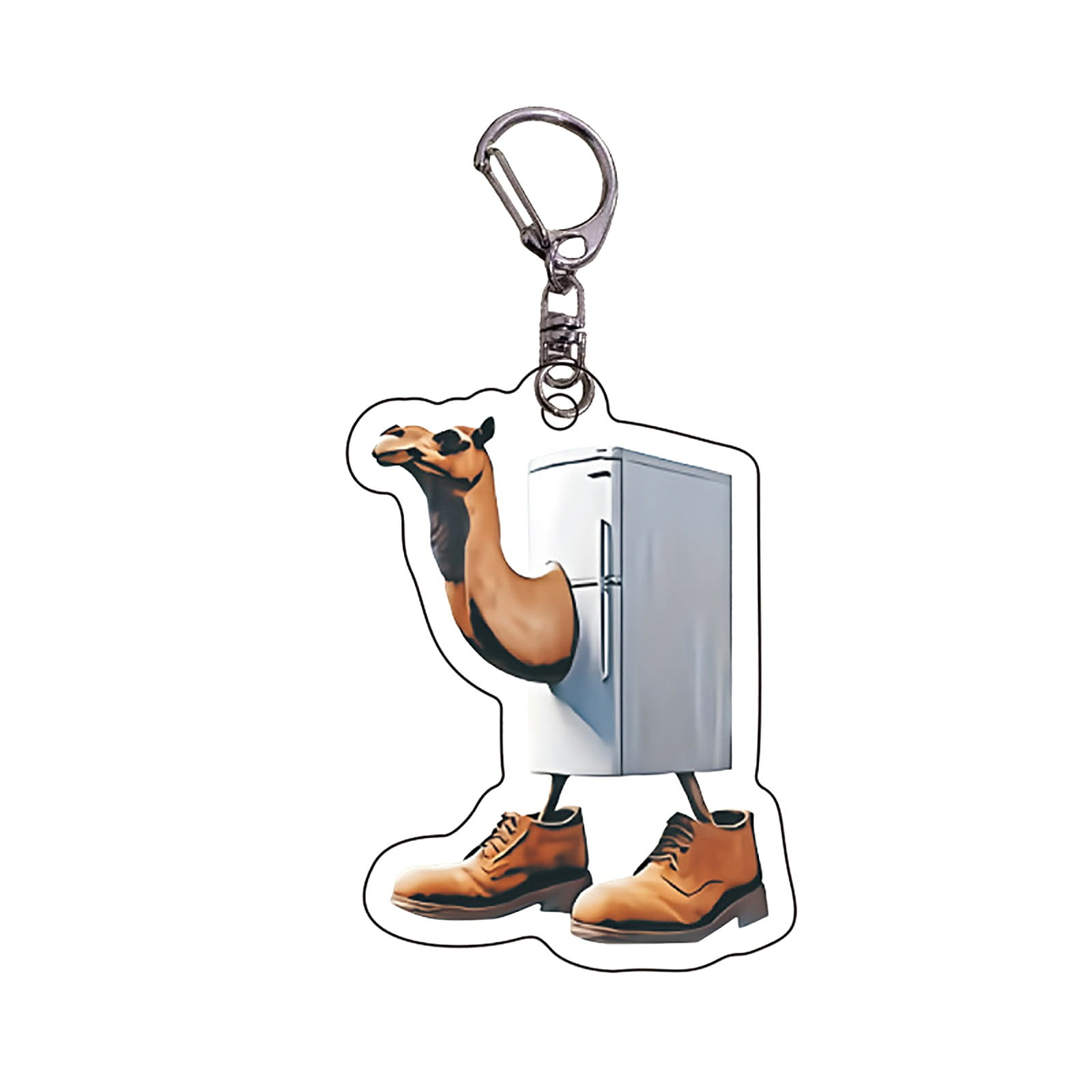 2025 Italian Brainrot Toy Keychain Funny Abstract Acrylic Keychain ...