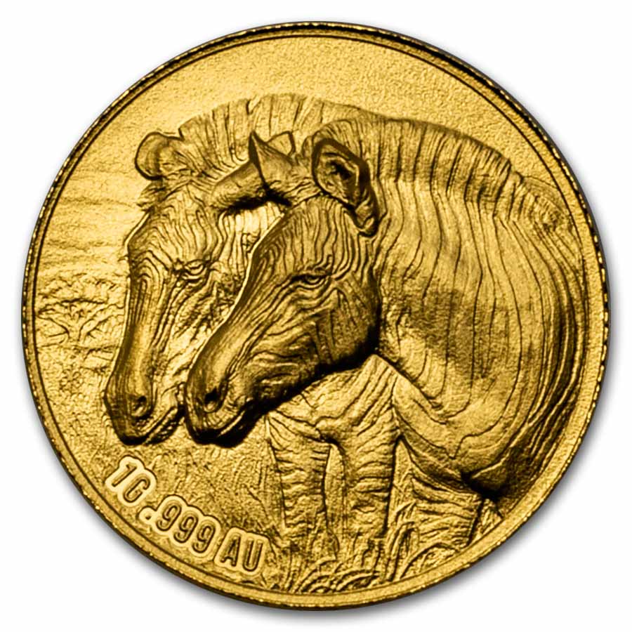 2025 Ivory Coast 1 gram Gold P. DE Greef: Zebra (w/ Box & COA ...
