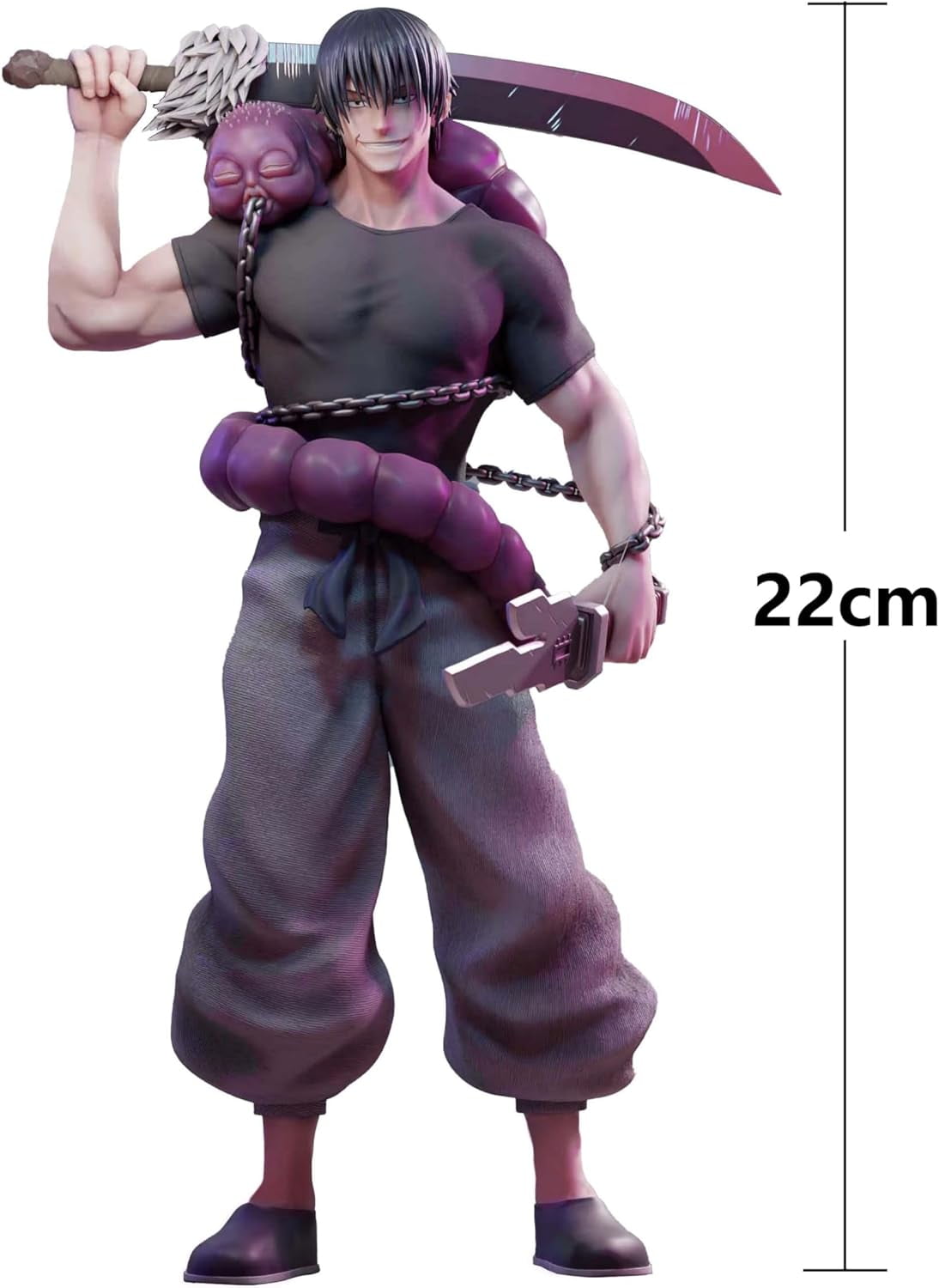 2025 JJK Anime Fushiguro Toji Figure Battle Position with Sword Statue ...