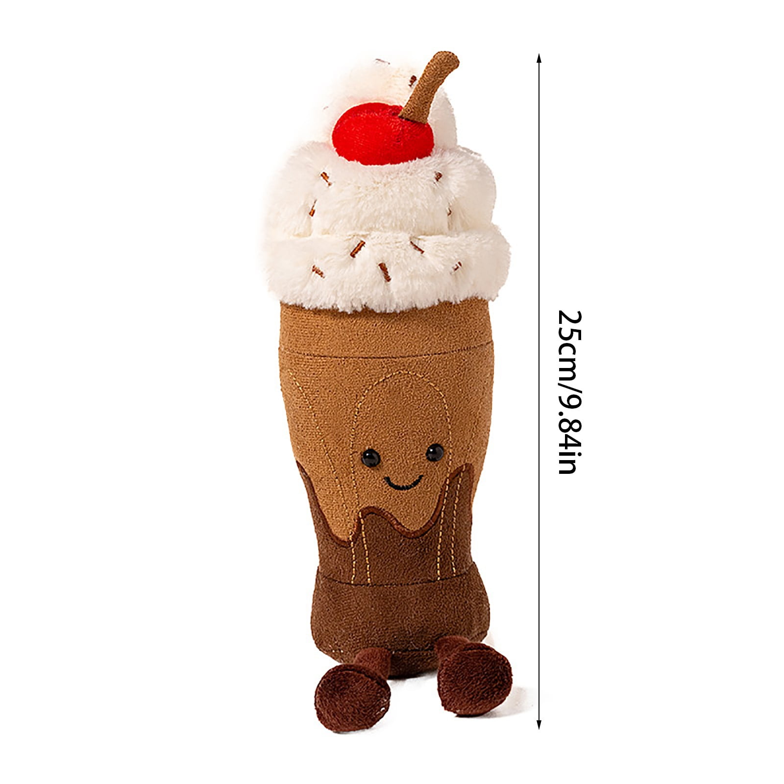 2025 Jellycat Amuseables Chocolate Milkshake Plush Toy 9.84" Ultra-Soft ...