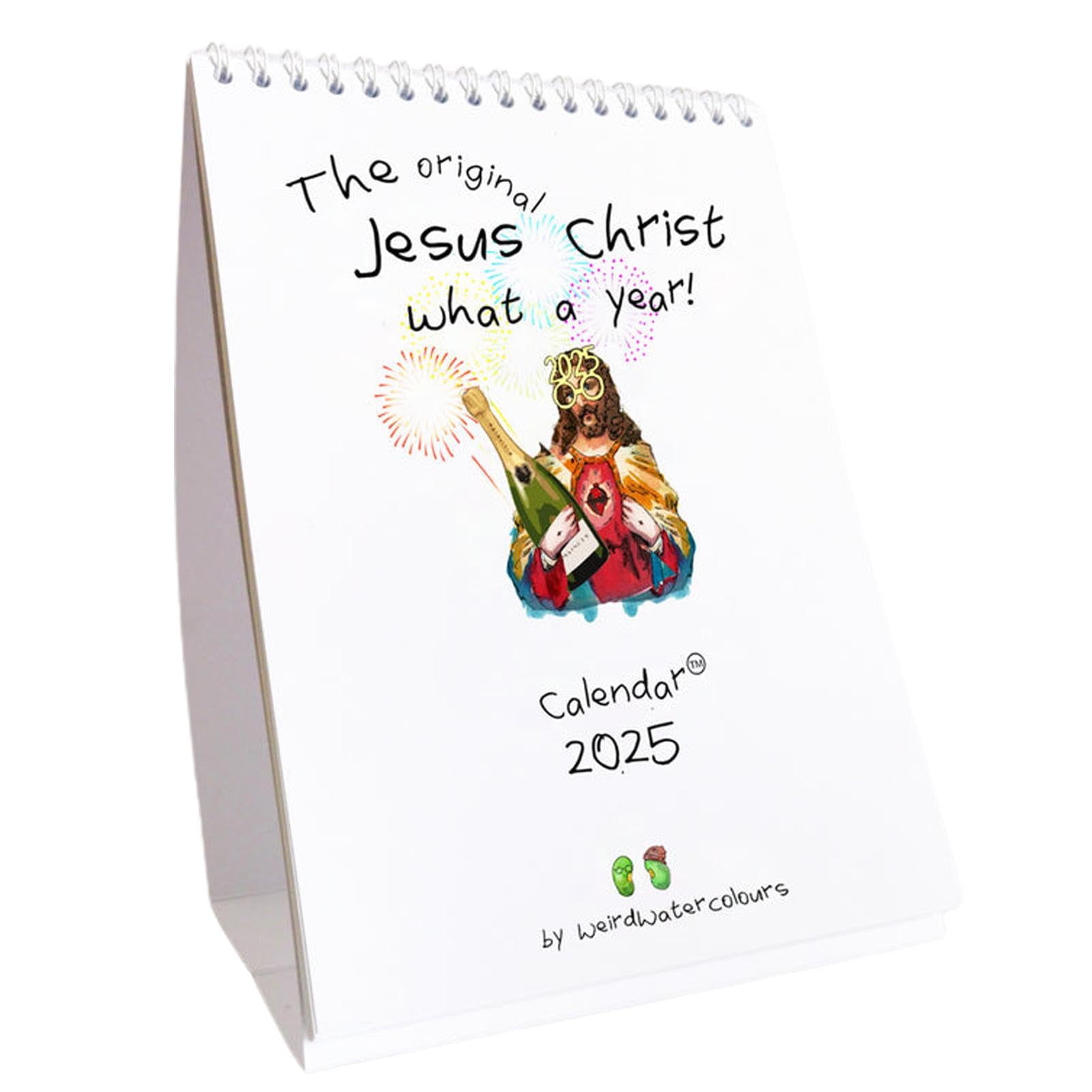 2025 Jesus Christ Desk Calendar Funny Table Calendars, Jesus Christ ...