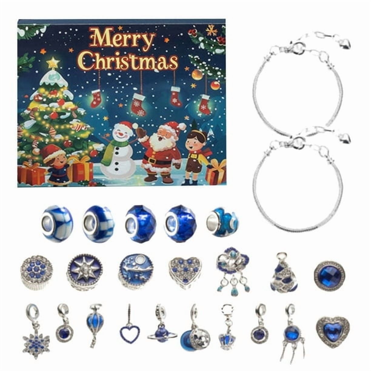 2025 Jewelry Christmas Advent Calendar - 24PC DIY Jewelry Blind Boxes ...