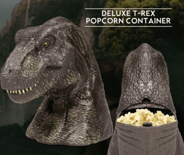 2025 Jurassic World T-Rex Popcorn Bucket, New Collectible T-Rex Head ...