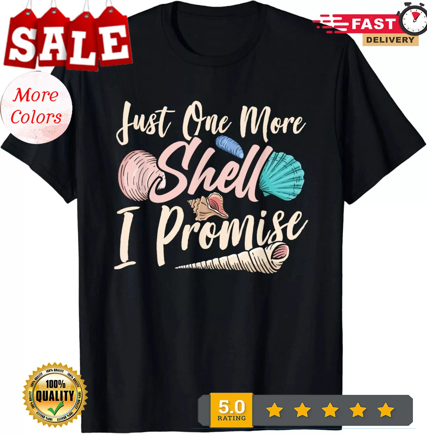 2025/Just One More Shell I Promise Collect Seashell Seashells Gift ...