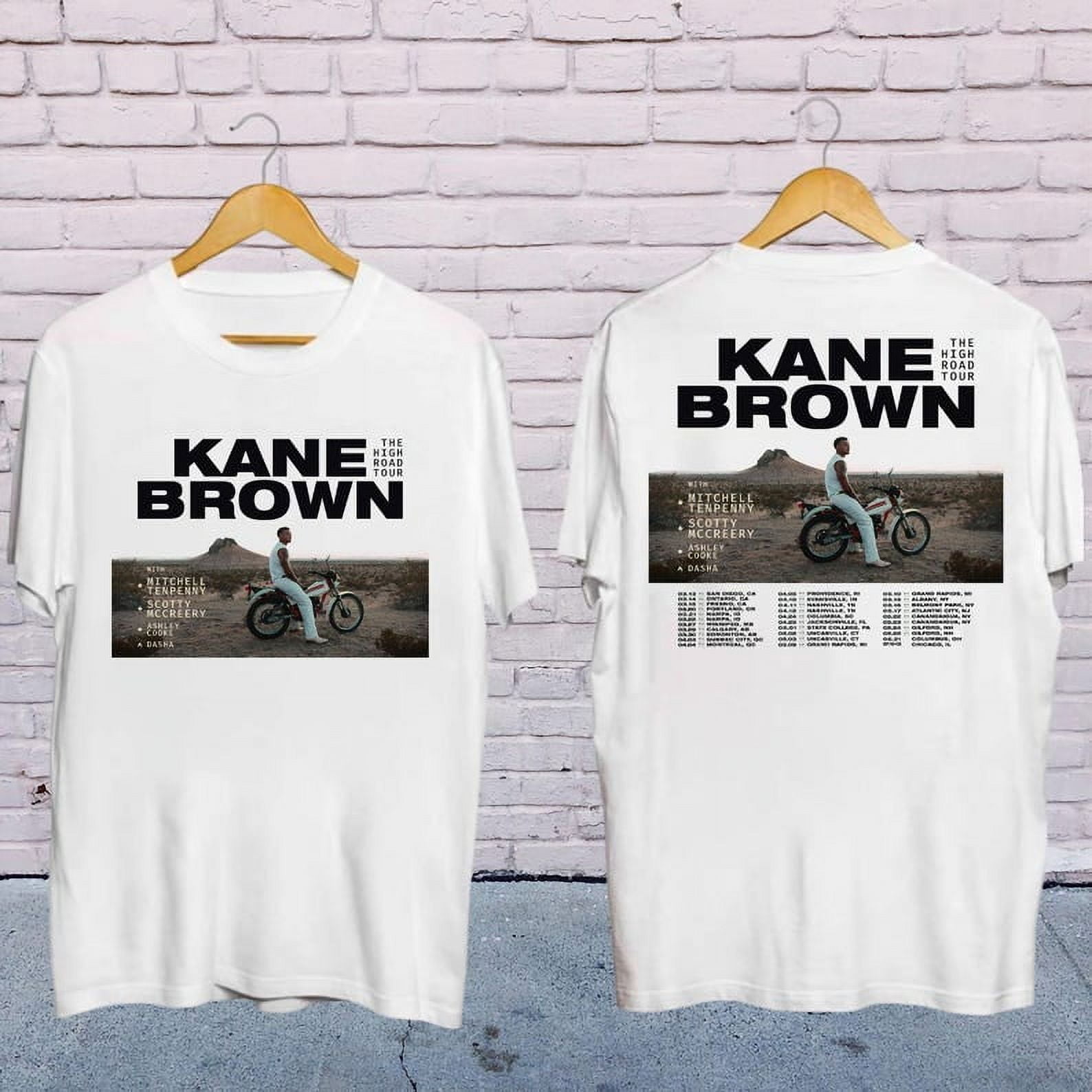 2025 Kane Brown High Road Tour Shirt: Country Music Fan Concert Merch ...