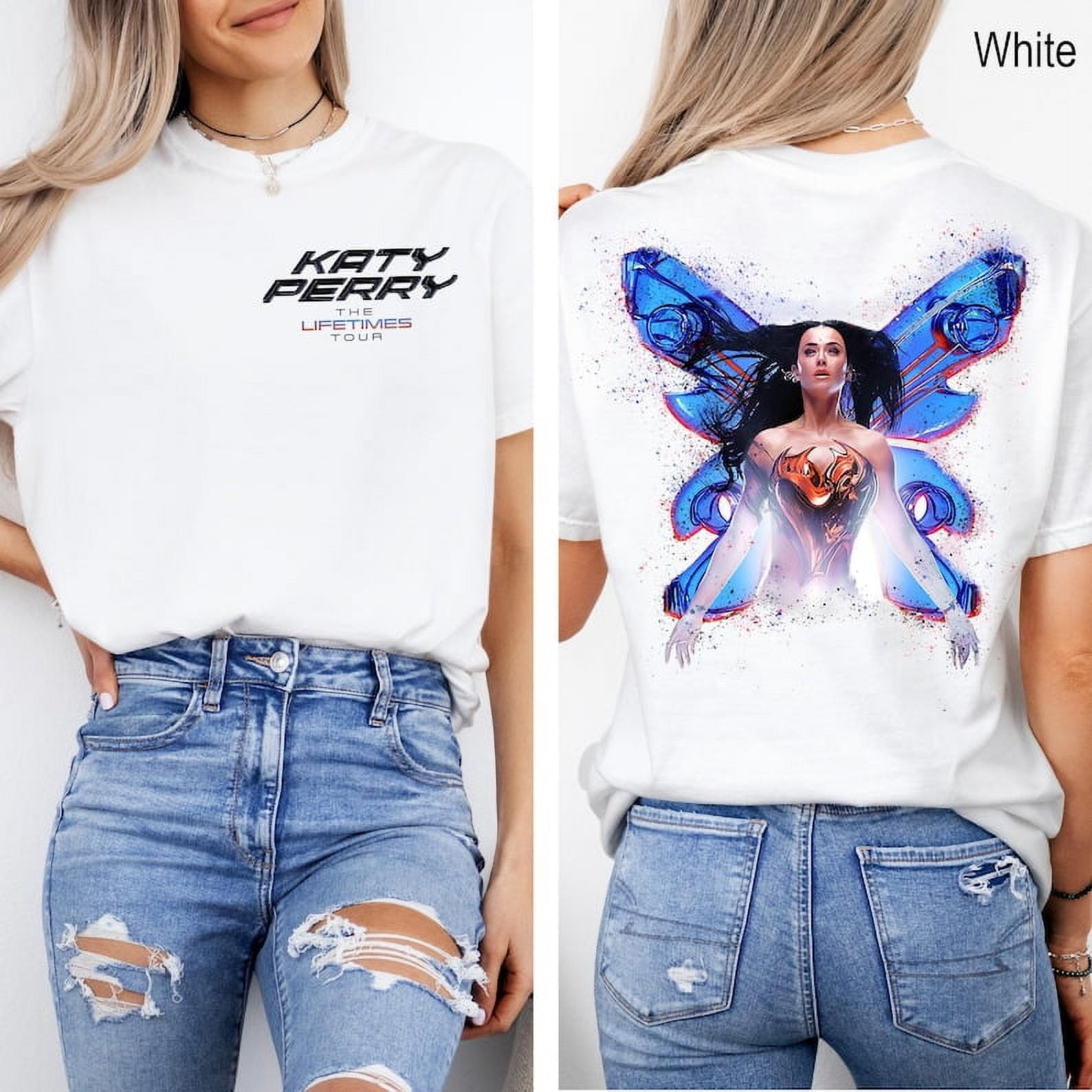 2025 Katy Perry The Lifetime Tour Shirt, Katy Perry Fan Gift, Concert ...