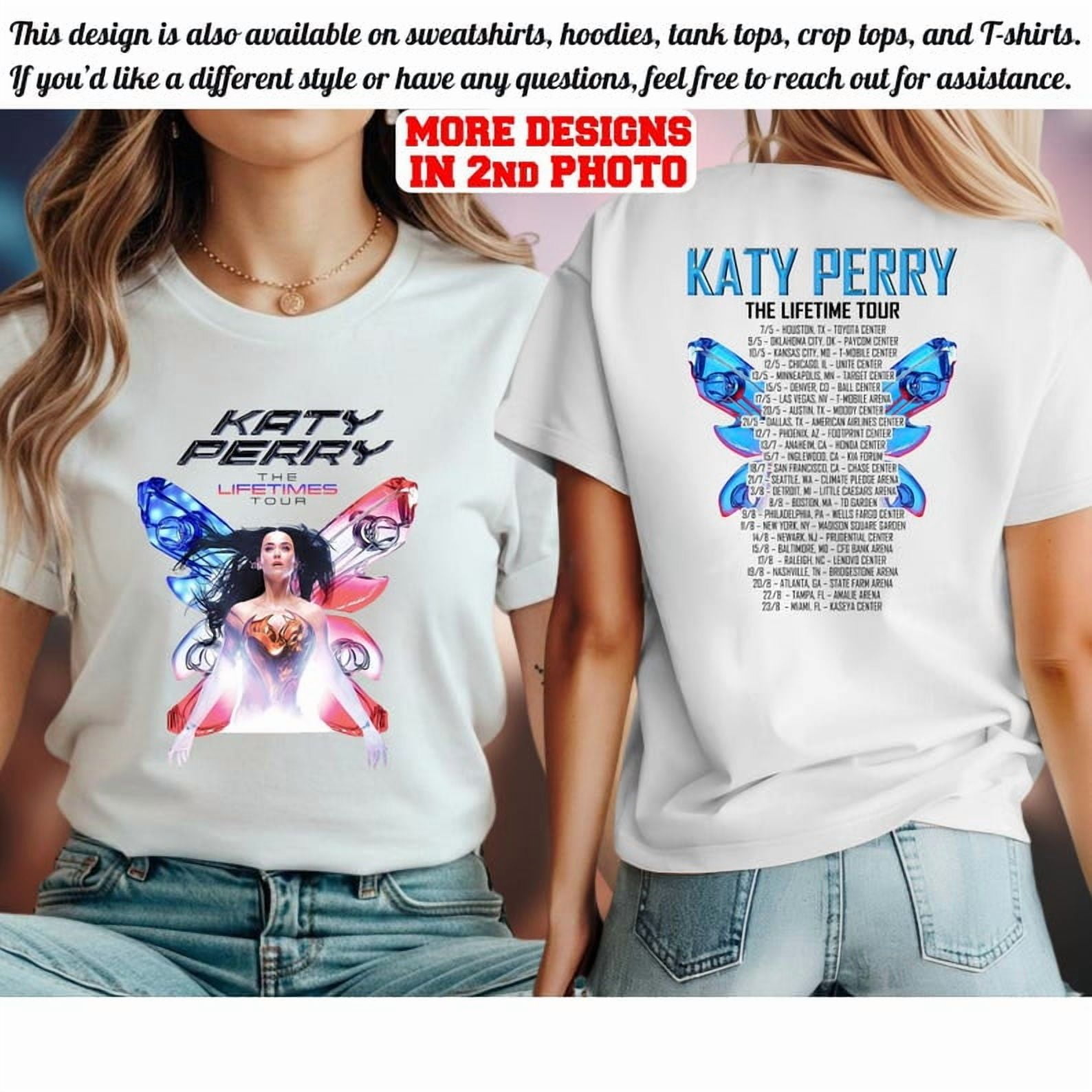 2025 Katy Perry The Lifetime Tour Shirt, Katy Perry Tee, Katy Perry Fan ...