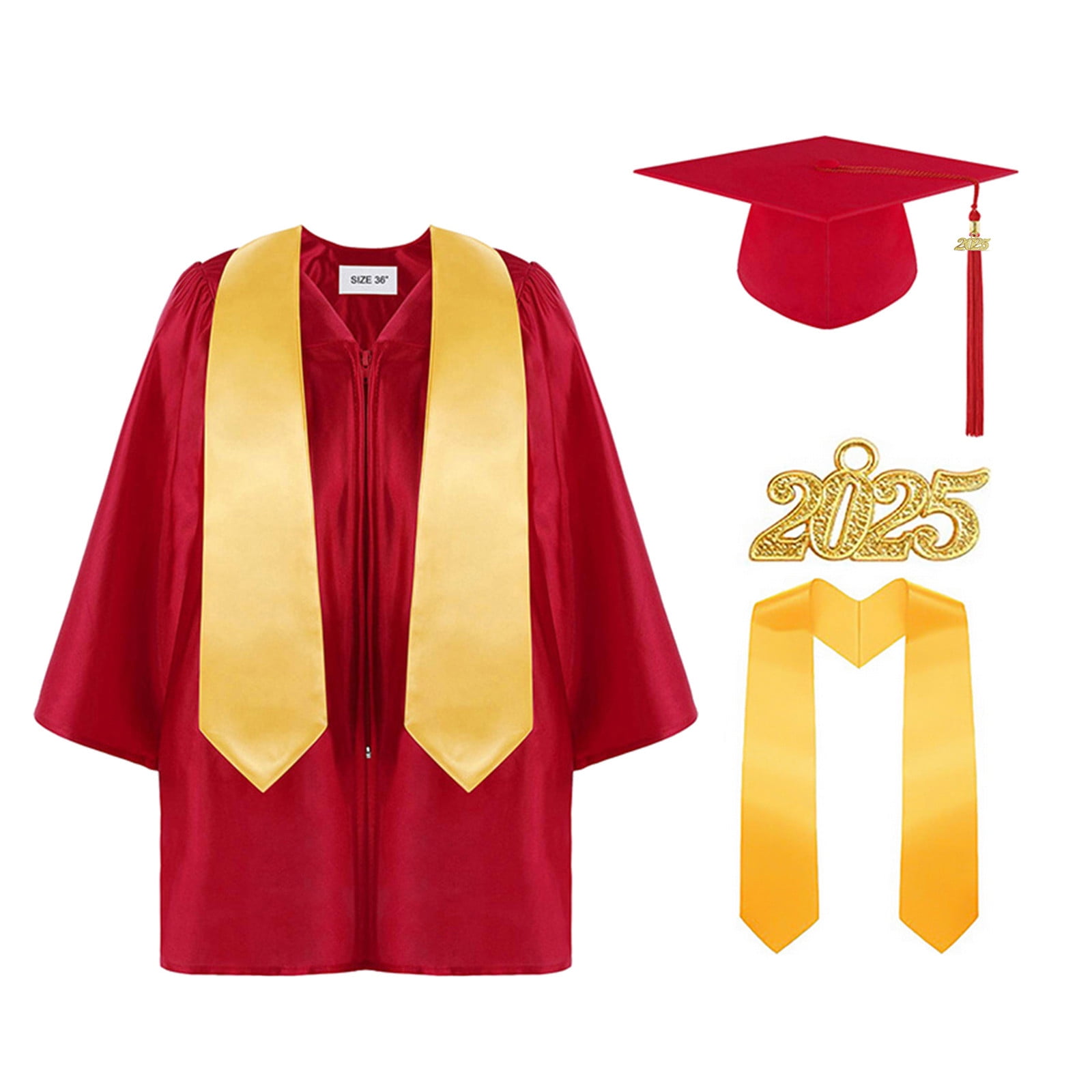 2025 Kindergarten Graduation Cap and Gown Set, Unisex Congrats Grad ...