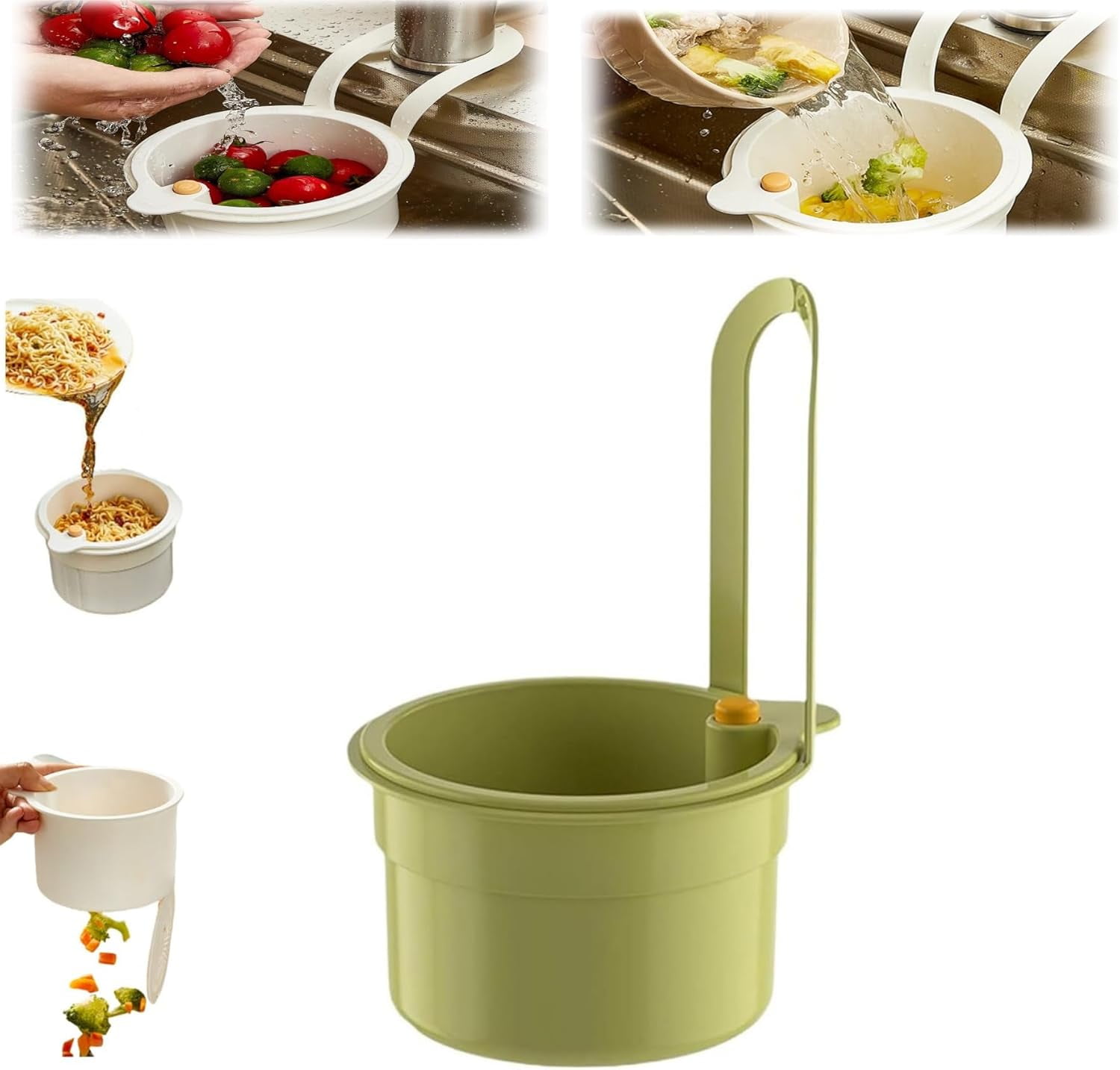 2025 Kitchen Sink Food Waste Catcher Faucet Hanging, Press Automatic ...