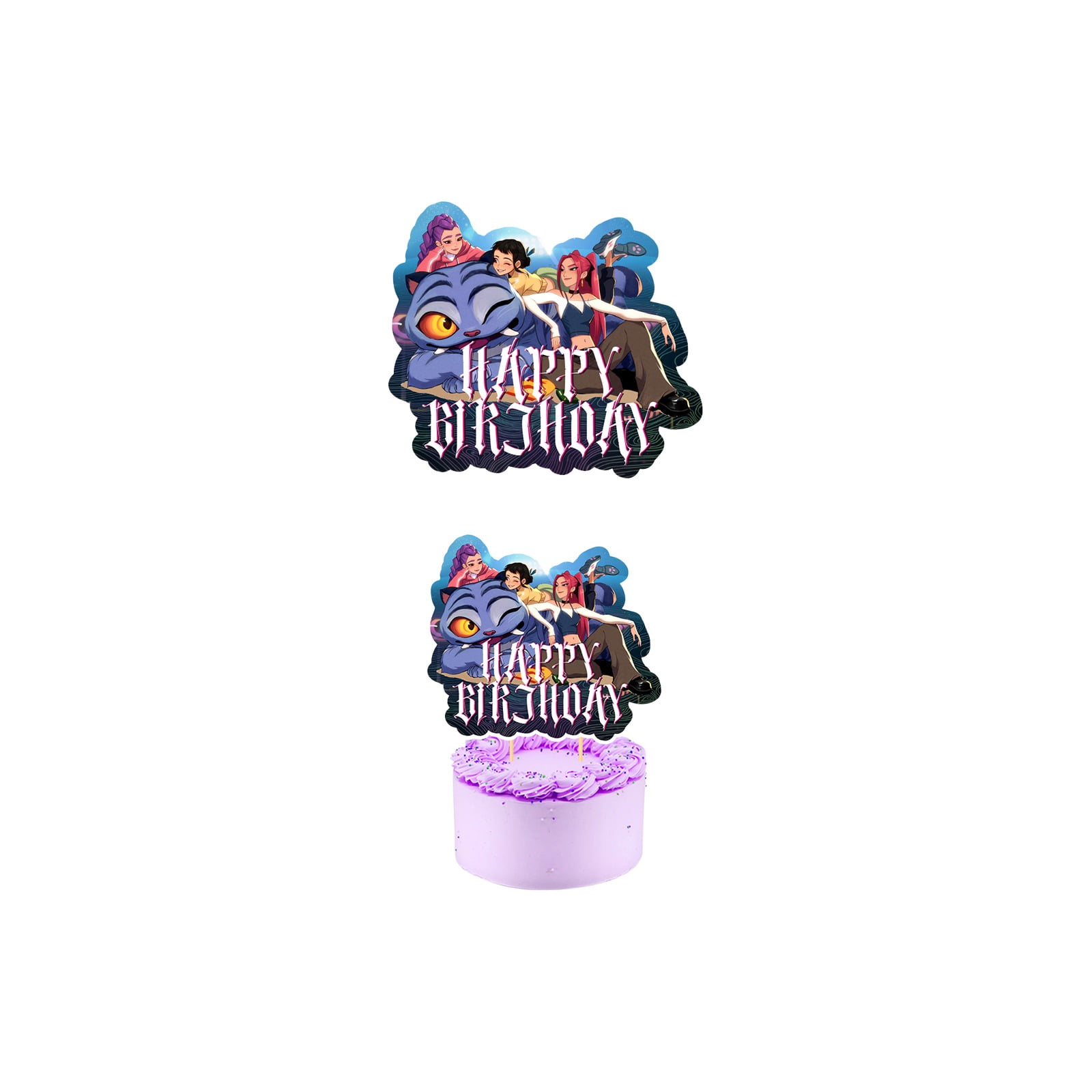 2025 Kpop Demon Hunters Birthday Party Supplies,kpop demon hunters Birthday Party Supplies ...