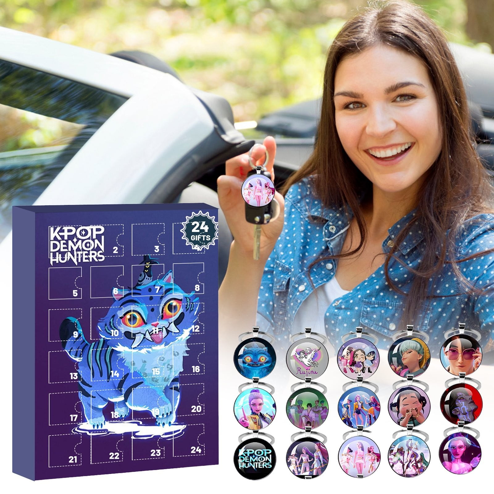 2025 Kpop Demon Hunters Collection Blind Box,2025 Countdown Calendar ...