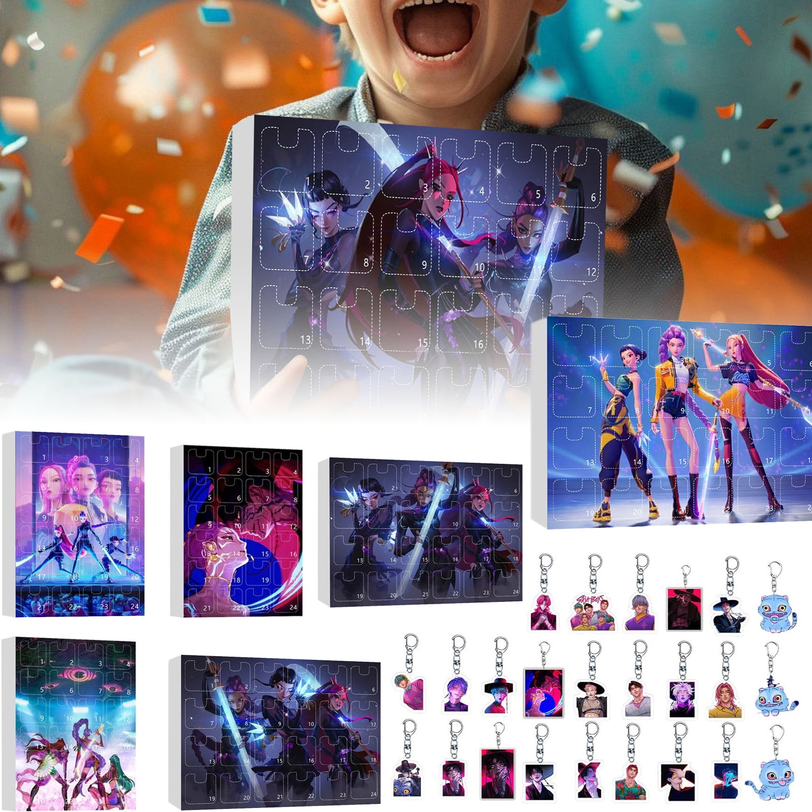 2025 Kpop Demon Hunters Collection Blind Box,Halloween Countdown ...