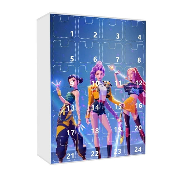 2025 KpopSinger Princess Advent Calendar with 24 Countdown Calendars and Surprise Collectibles ...