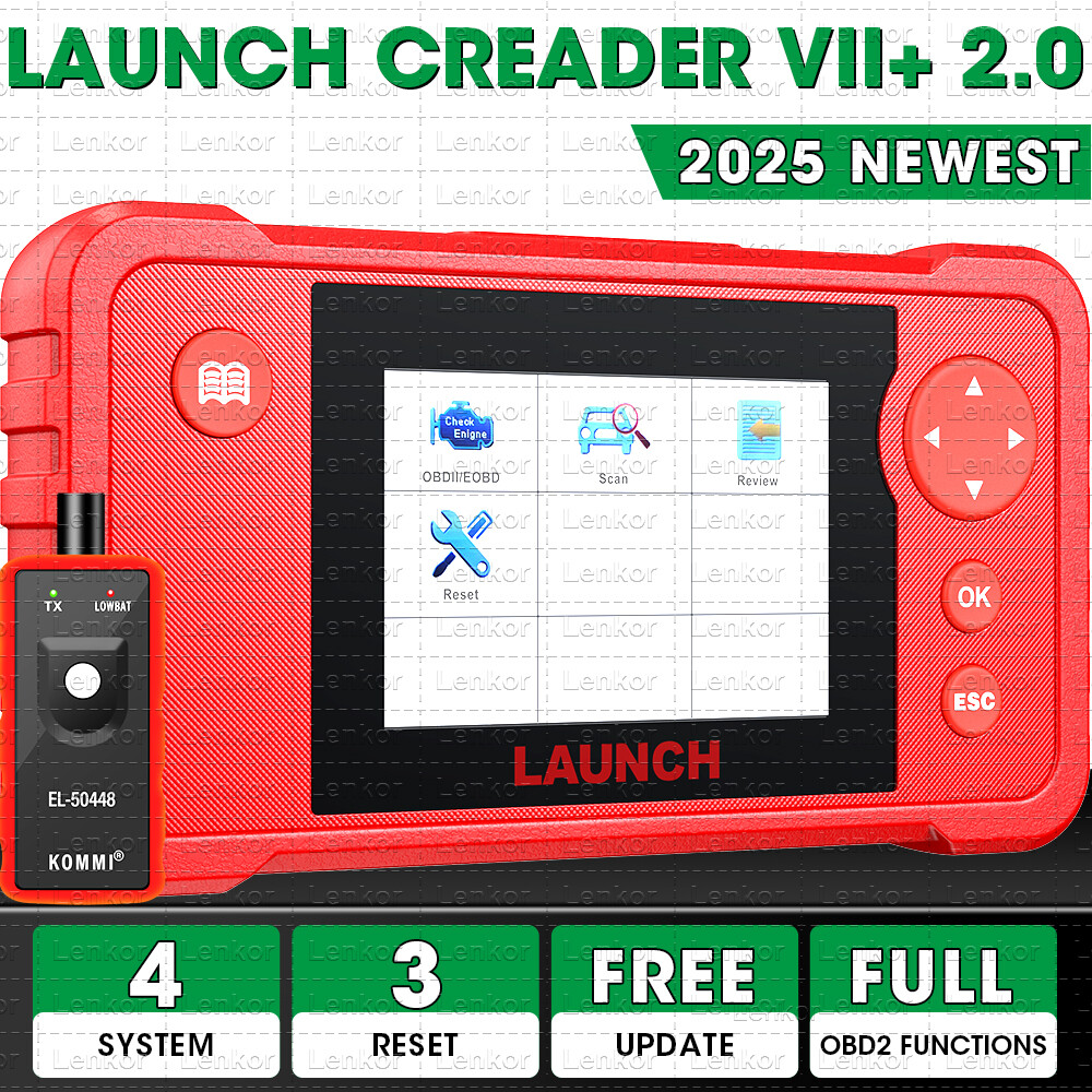 2025 LAUNCH X431 VII+ 2.0 CRP123 V2.0 OBD Diagnostic Scanner ABS SRS ...