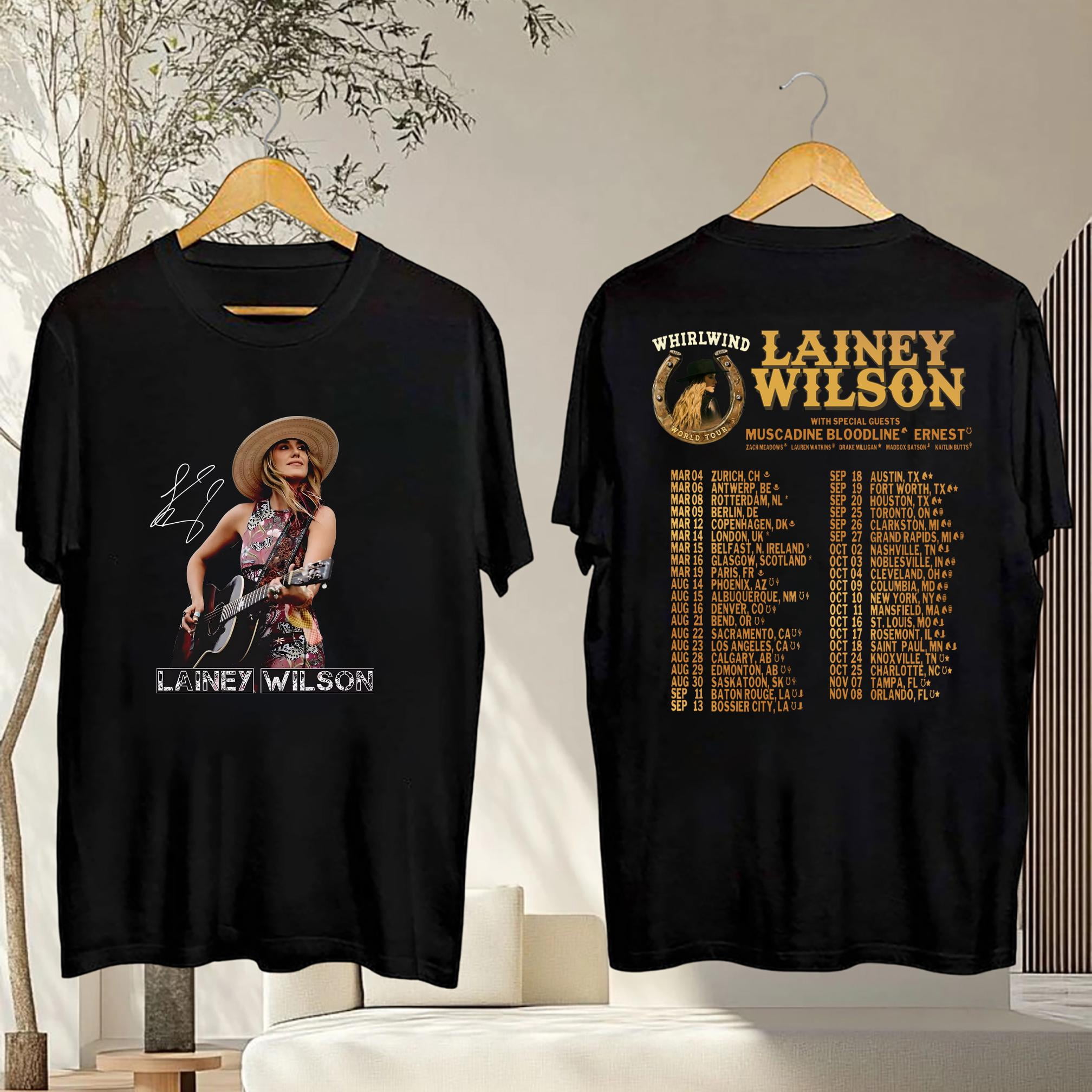 2025 Lainey Wilson Whirlwind World Tour Shirt, Lainey Wilson Country ...