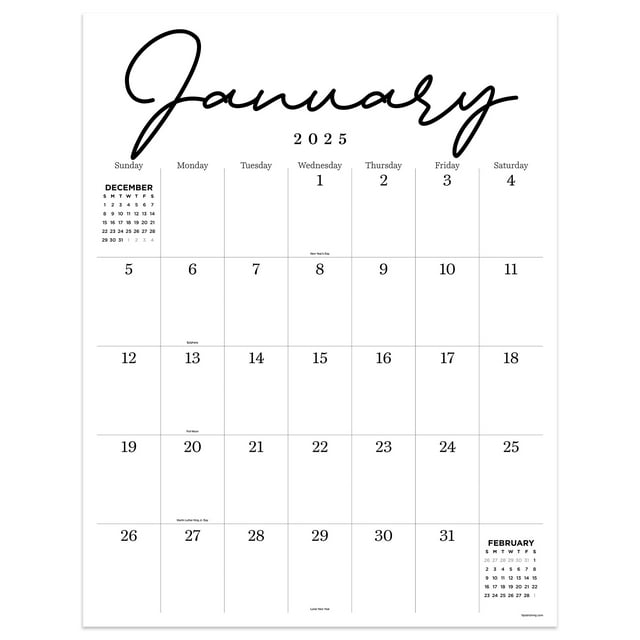 2025 Large Art Poster Wall Calendar - Walmart.com