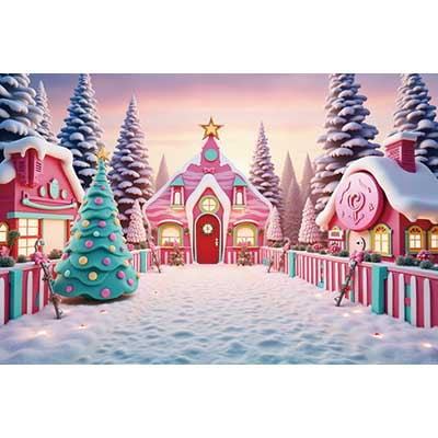 2025 Large Christmas Tree Baby Photography Backdrop New Year Photo ...