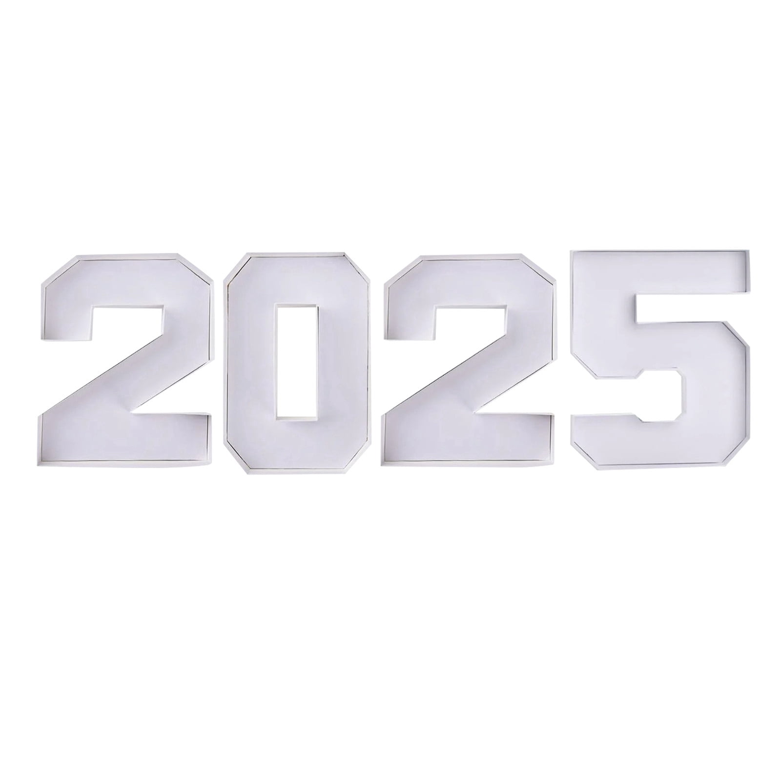 2025 Large White Foam Numbers for Graduation, Birthday, Anniversary ...