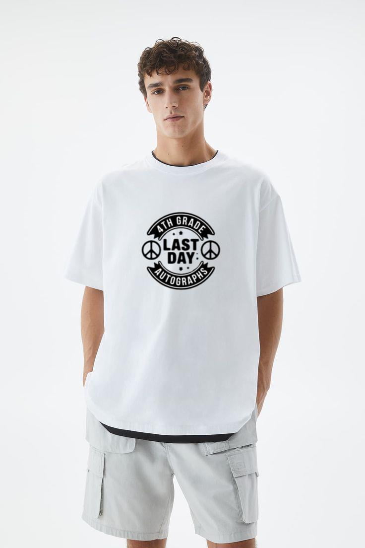 2025 Last Day of School Autograph 4th Grade Graduation Party T-Shirt by ...