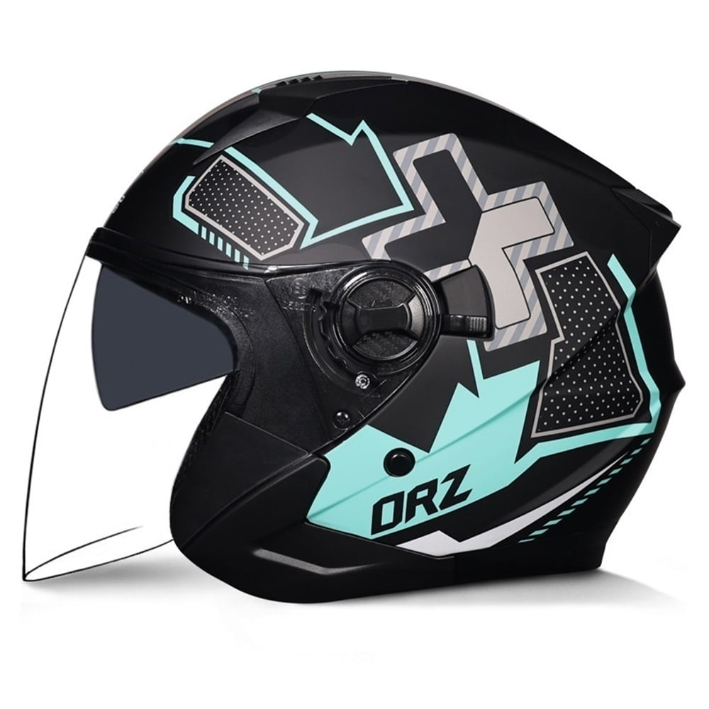 2025 Latest High Quality Motorcycle Helmet Half Covering Dual Lens ...