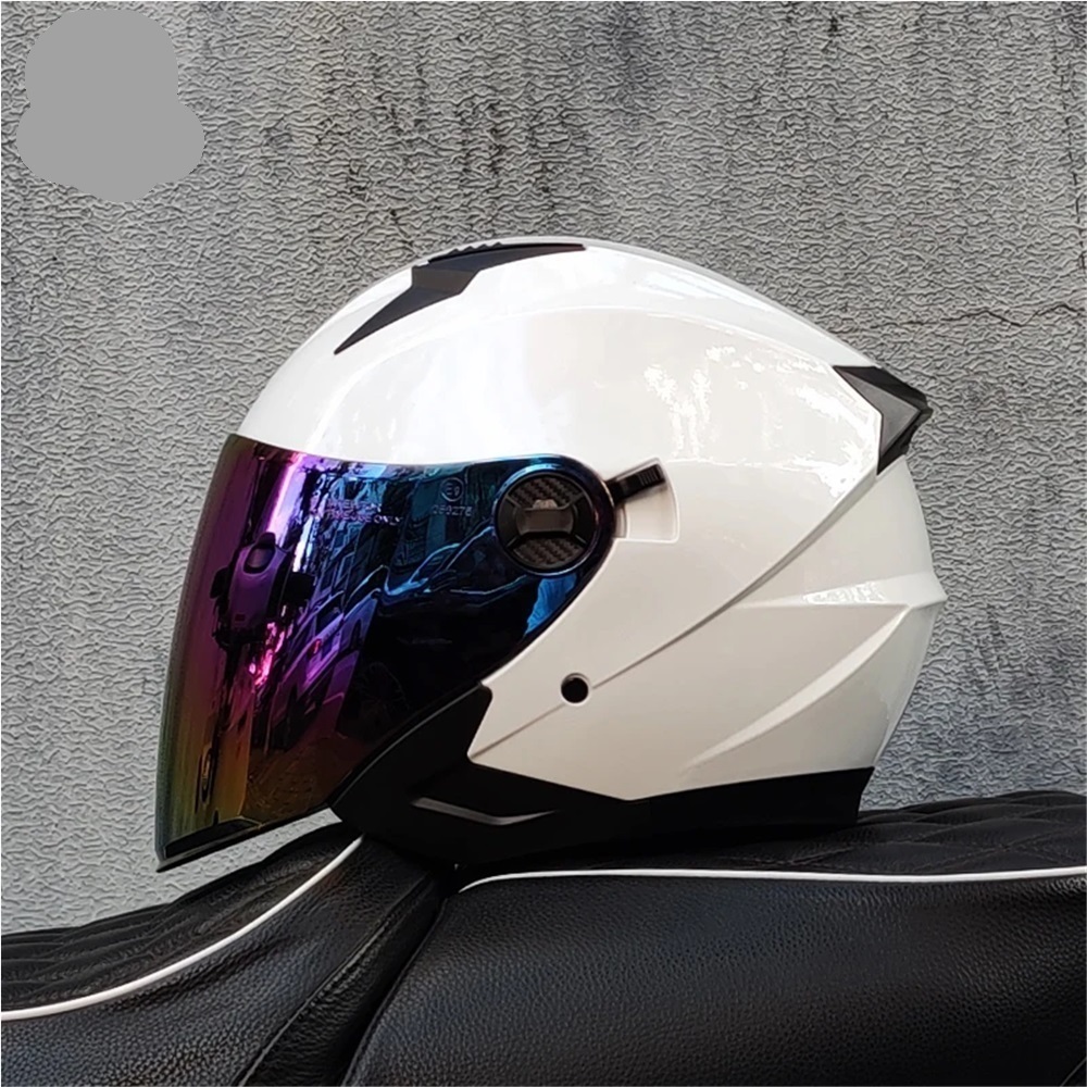 2025 Latest High Quality Motorcycle Helmet Half Covering Dual Lens ...