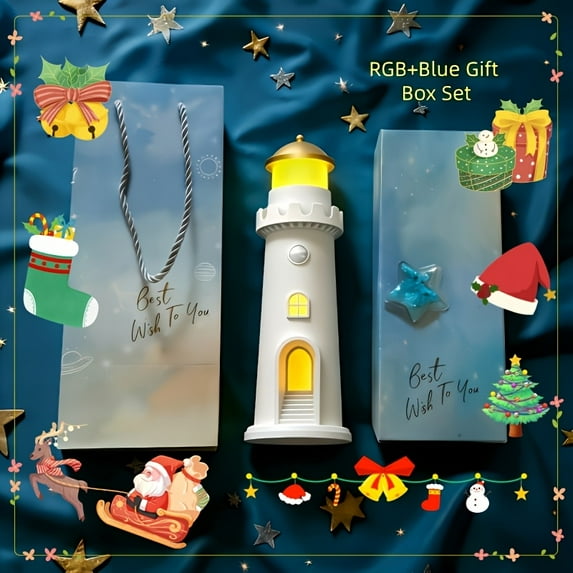 2025 Latest Moonlight Lighthouse Projection Light | RGB Human Body ...