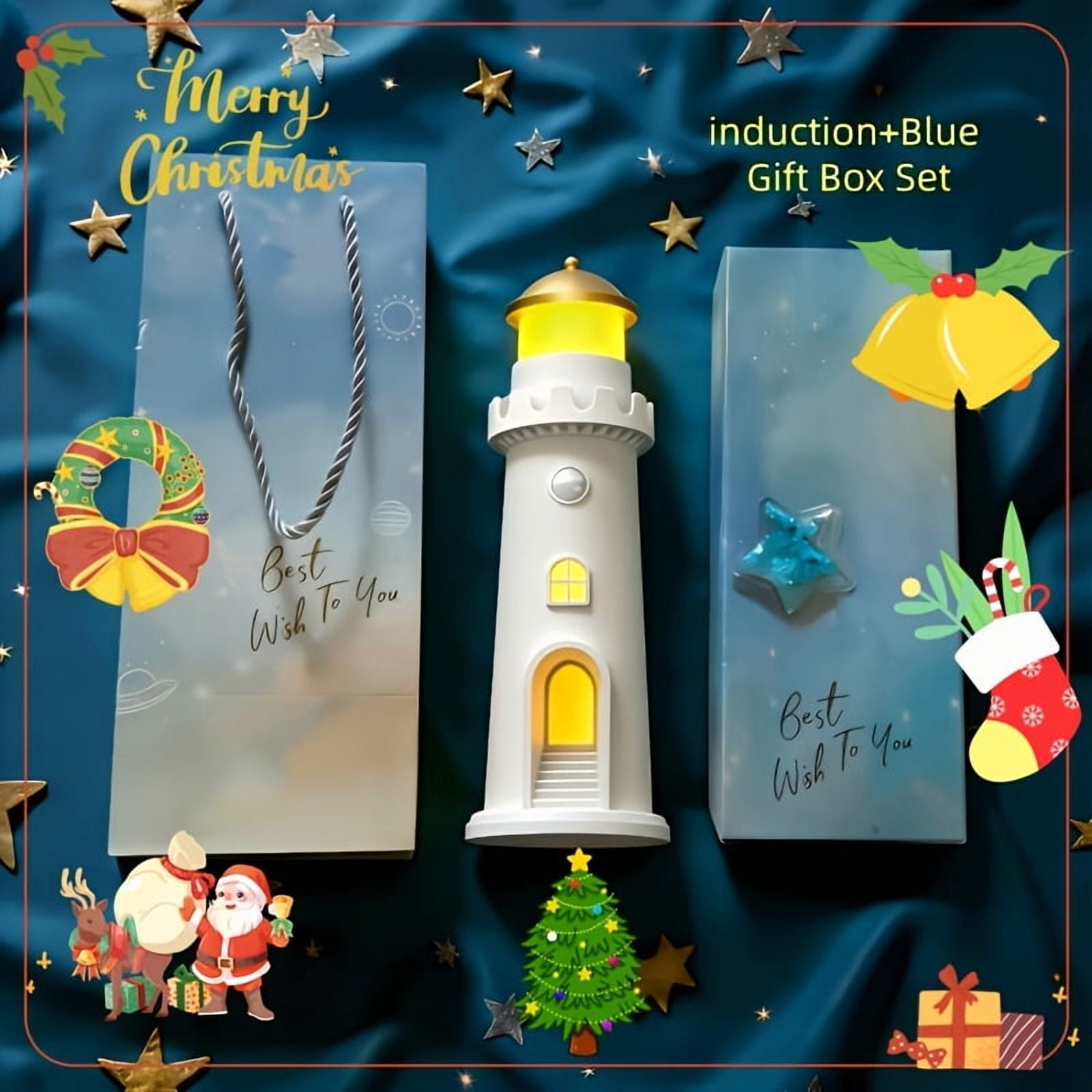2025 Latest Moonlight Lighthouse Projection Light | RGB Human Body ...