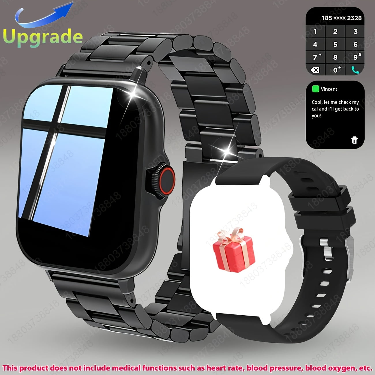 [ 2025 Latest ] Smart Watch - 1.83 Inch, Answer/ Make Calls, Multiple ...