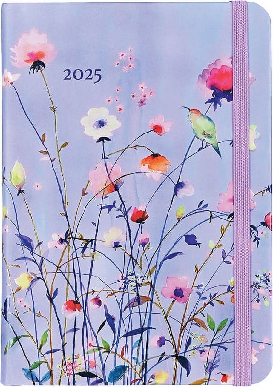 2025 Lavender Wildflowers Weekly Planner (16 Months, Sept 2024 to Dec ...