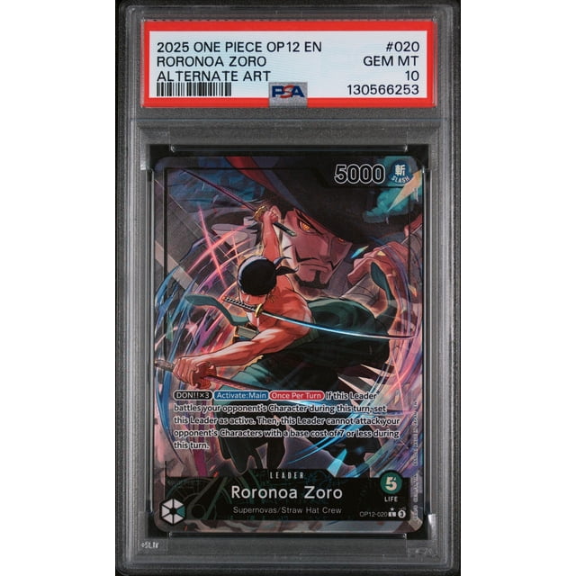 2025 Legacy of the Master (Op12) - English (Borderless) Alt Art Roronoa ...