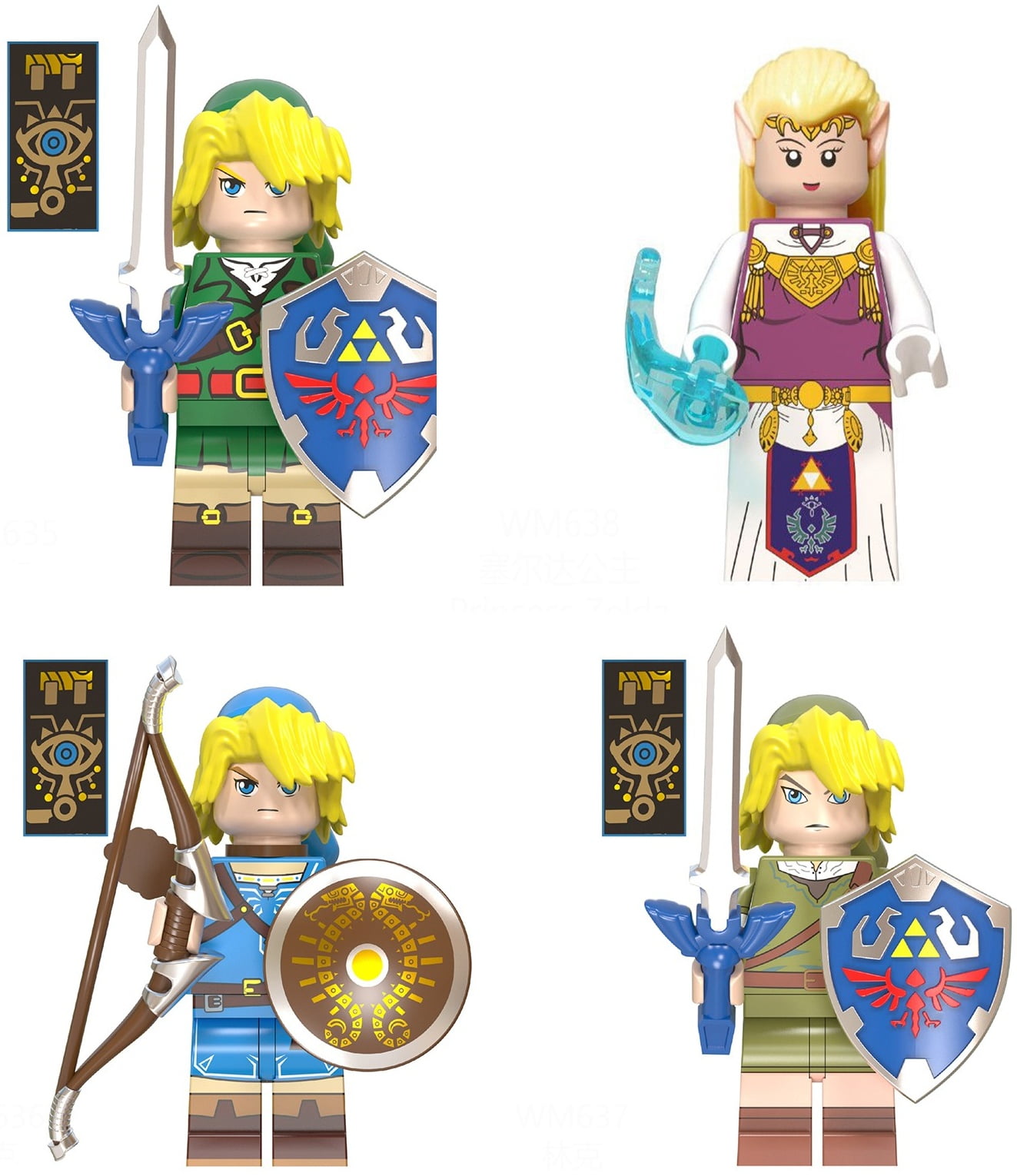 2025 The Legend of Zelda Figure Building Block Set - 4Pcs Legend of ...