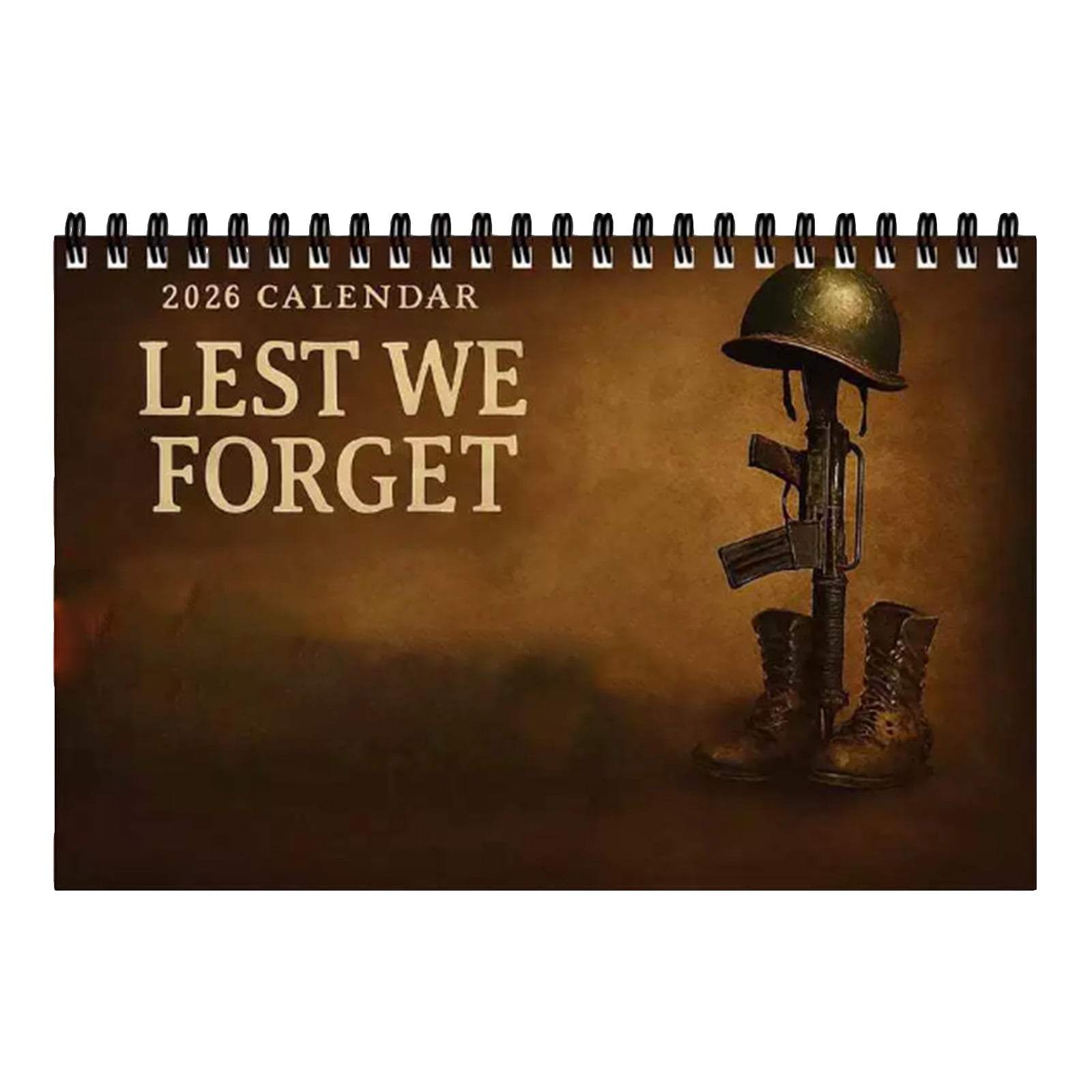 2025 Lest We Forget Peace & Reflection Spiral Bound Wall Calendar ...