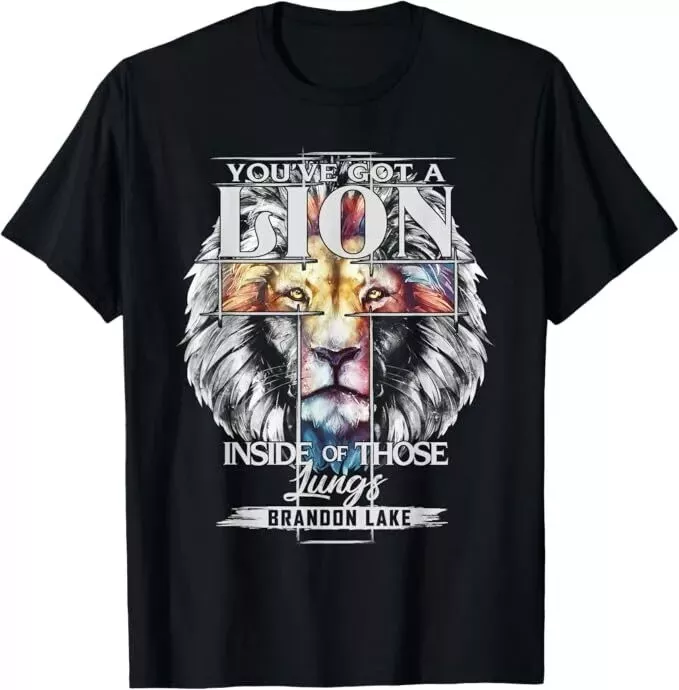 2025/Let Your Lion Out Brandon Lake Merch Praise Jesus T-Shirt ...