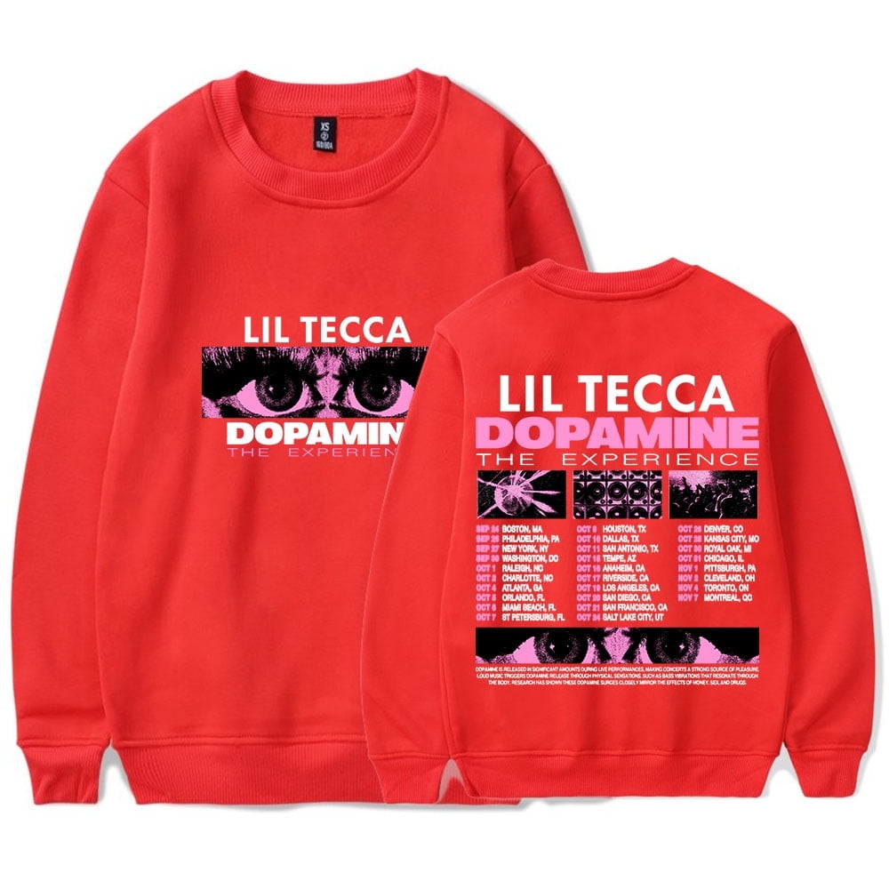 2025 Lil Tecca The Dopamine Experience Tour Merch Unisex Oversized Soft ...