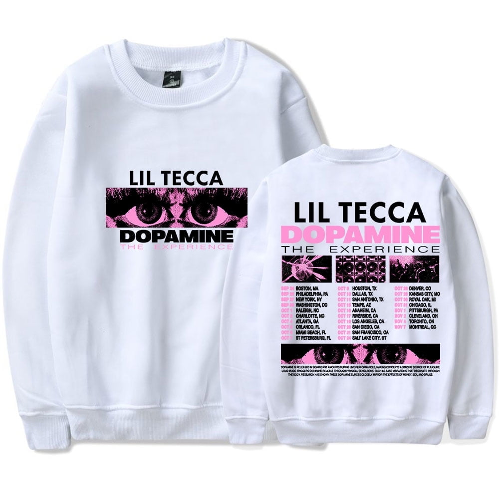 2025 Lil Tecca The Dopamine Experience Tour Merch Unisex Oversized Soft ...