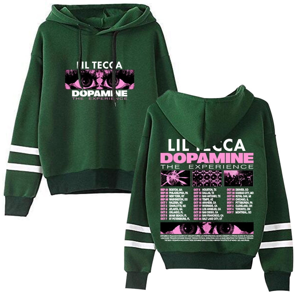 2025 Lil Tecca The Dopamine Experience Tour Merch Unisex Oversized Soft ...