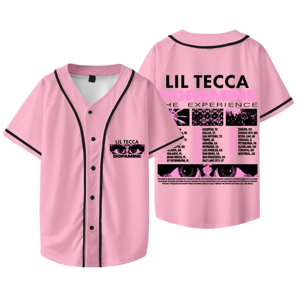 2025 Lil Tecca The Dopamine Experience Tour Merch Unisex Soft V-Neck ...
