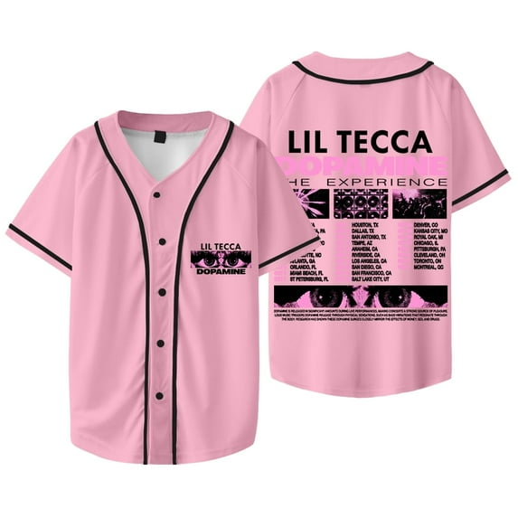 2025 Lil Tecca The Dopamine Experience Tour Merch Unisex Soft V-Neck ...