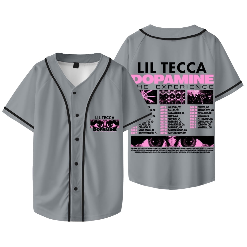 2025 Lil Tecca The Dopamine Experience Tour Merch Unisex Soft V-Neck ...