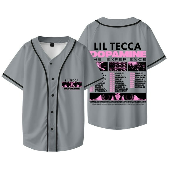 2025 Lil Tecca The Dopamine Experience Tour Merch Unisex Soft V-Neck ...