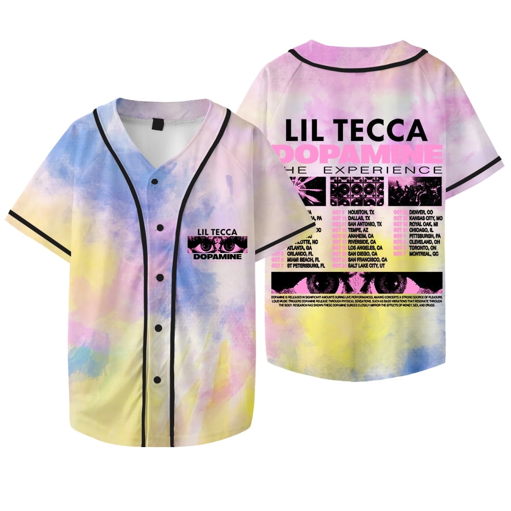 2025 Lil Tecca The Dopamine Experience Tour Merch Unisex Soft V-Neck ...