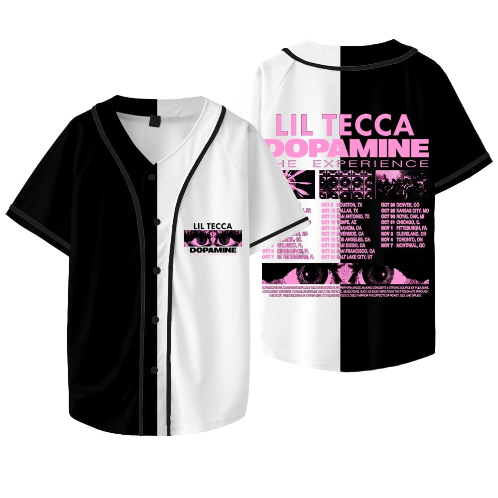 2025 Lil Tecca The Dopamine Experience Tour Merch Unisex Soft V-Neck ...
