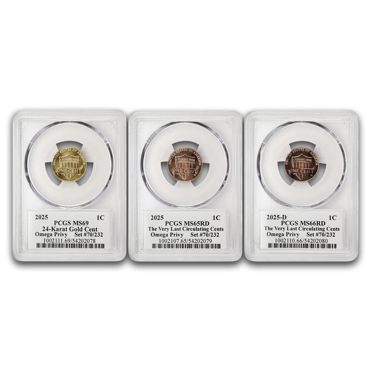2025 Lincoln Cent Omega Privy 3-Coin Set (#70/232) - Walmart.com