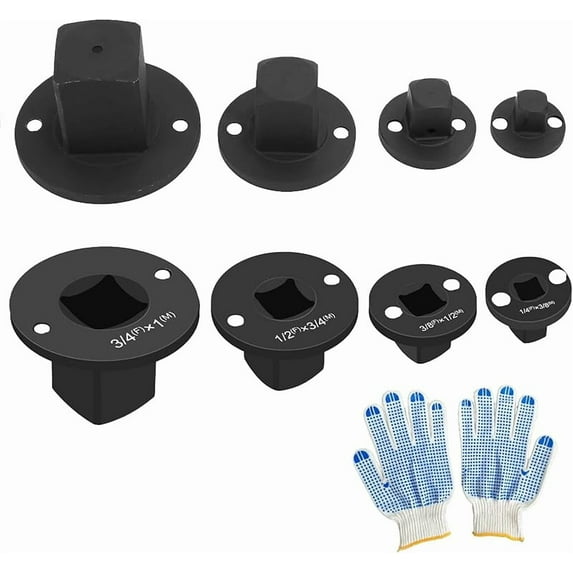 2025 Low Profile Impact Socket Adapter Set – 4PC Industrial Drive Kit ...
