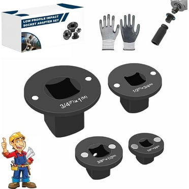 1/4" Drive Nano Impact Socket Set - 13 Piece Metric Low Profile Sockets ...