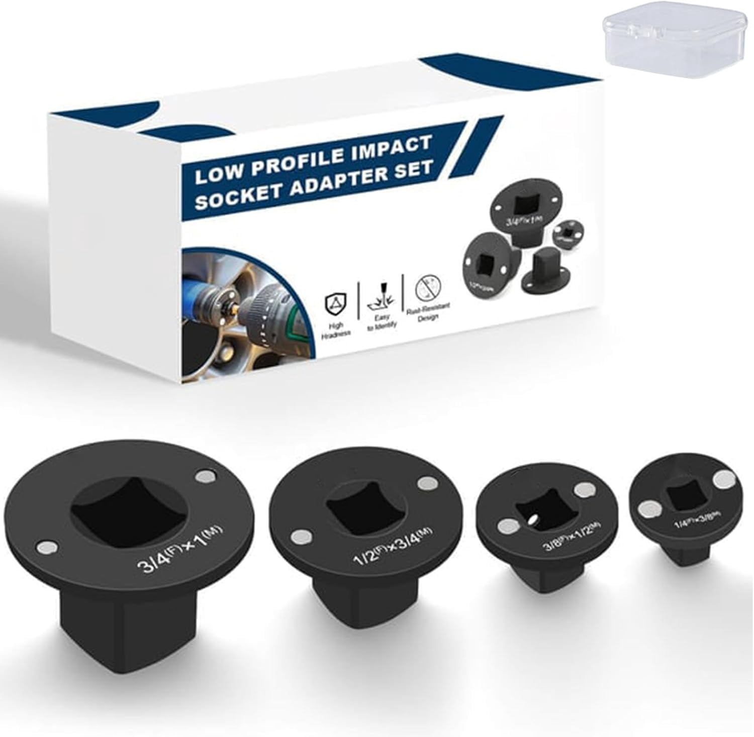2025 Low Profile Impact Socket Adapter Set – Industrial Drive Ratchet ...